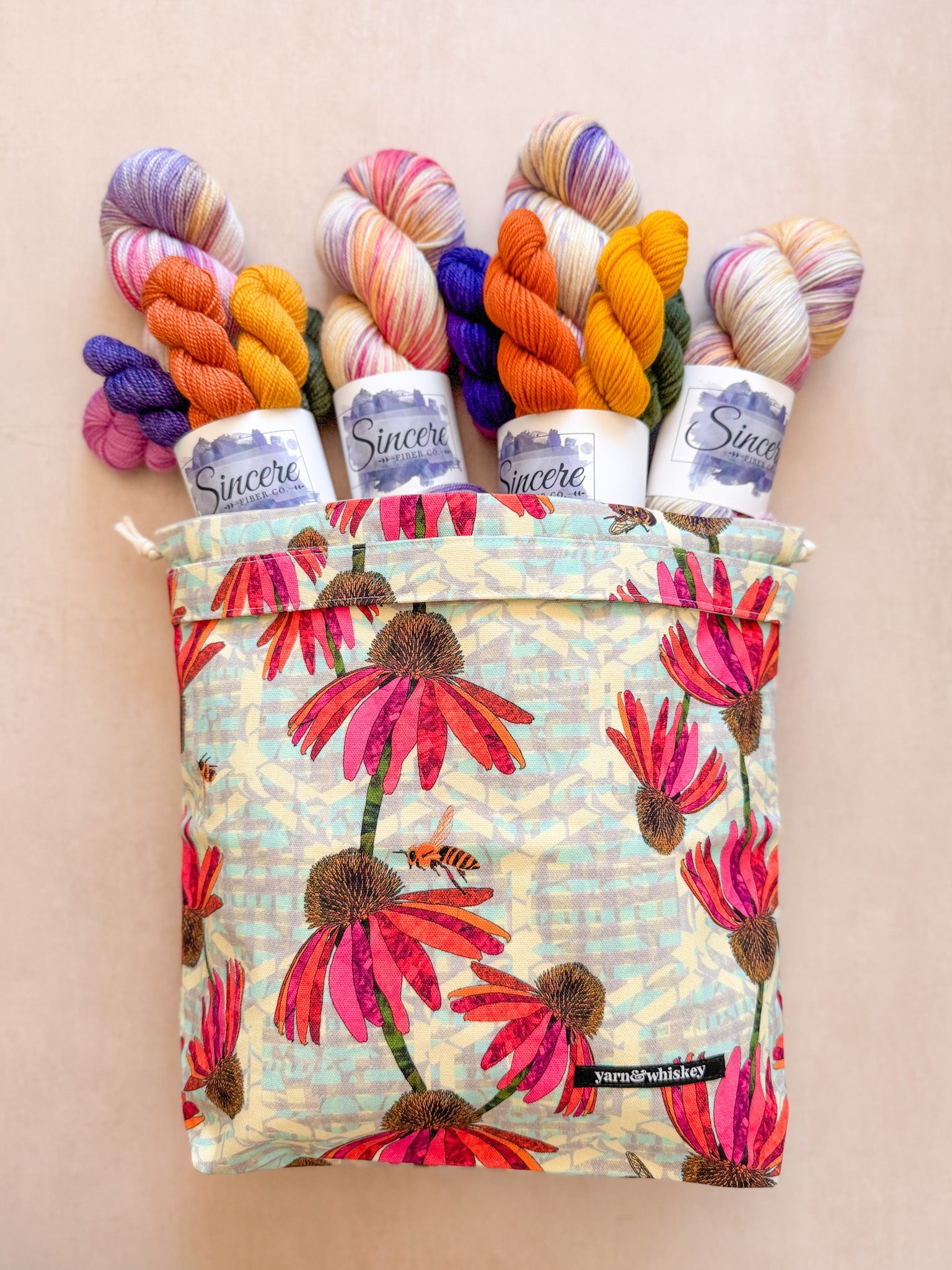 TLYC x Sincere Fiber Co Bouquet Scarf Kits